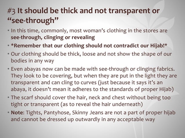 Modesty: A Part of Iman (Sisters) | PPTX | Islam | Religion & Spirituality