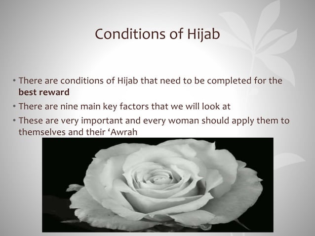 Modesty: A Part of Iman (Sisters) | PPTX | Islam | Religion & Spirituality