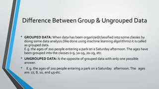 Mode ungroupe data | PPTX