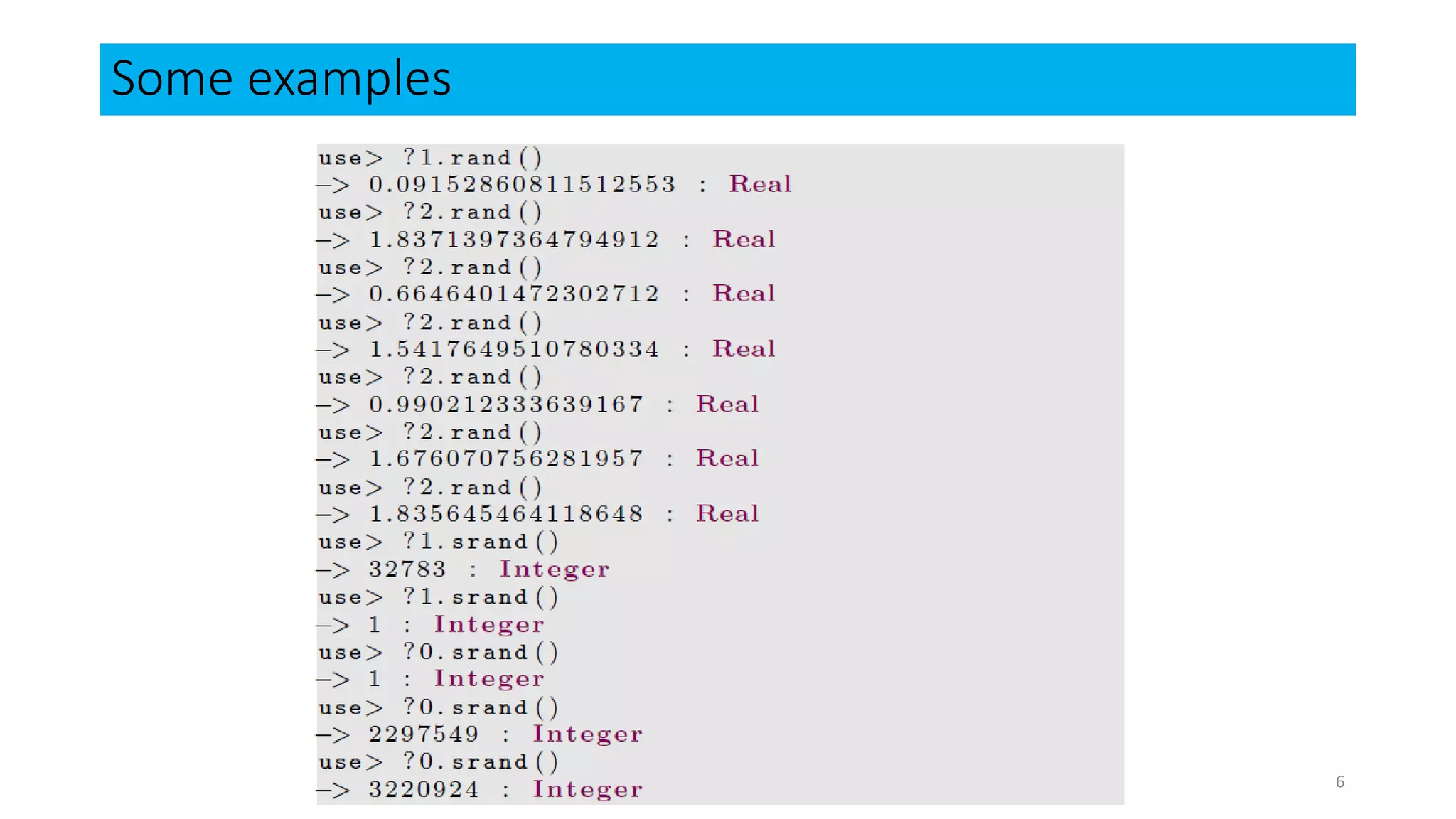 Adding Random Operations to OCL | PPT