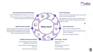 Modex Talks - Innovative Technologies in Banking | PPT