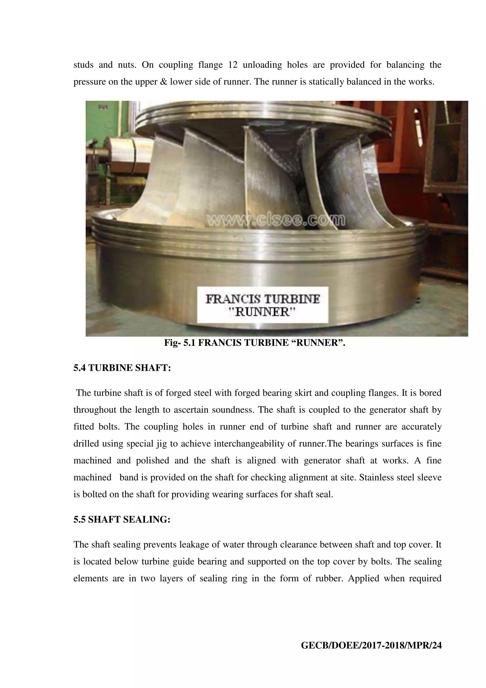 MAHI HYDEL POWER PLANT REPORT | PDF