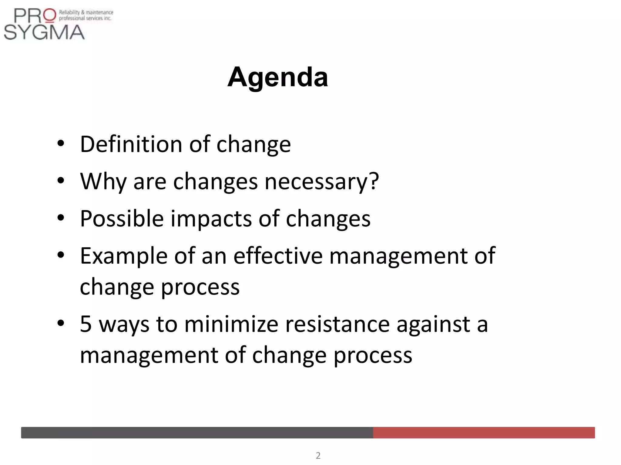Management of Change Process | PPTX