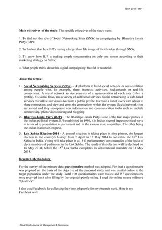 election campaign case study | PDF