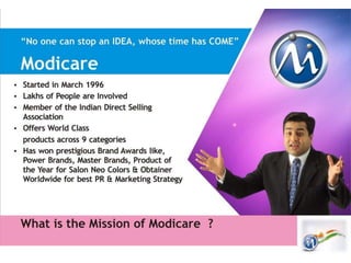 Modicare Plan Overview by Munish Chopra | PPT