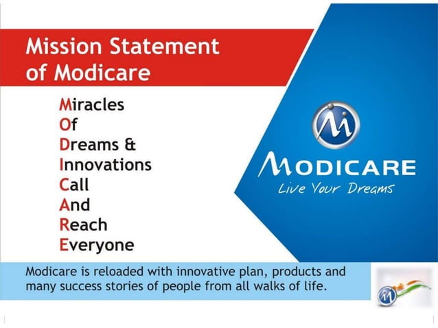 Modicare plan ppt by surekha bhargava | PPTX
