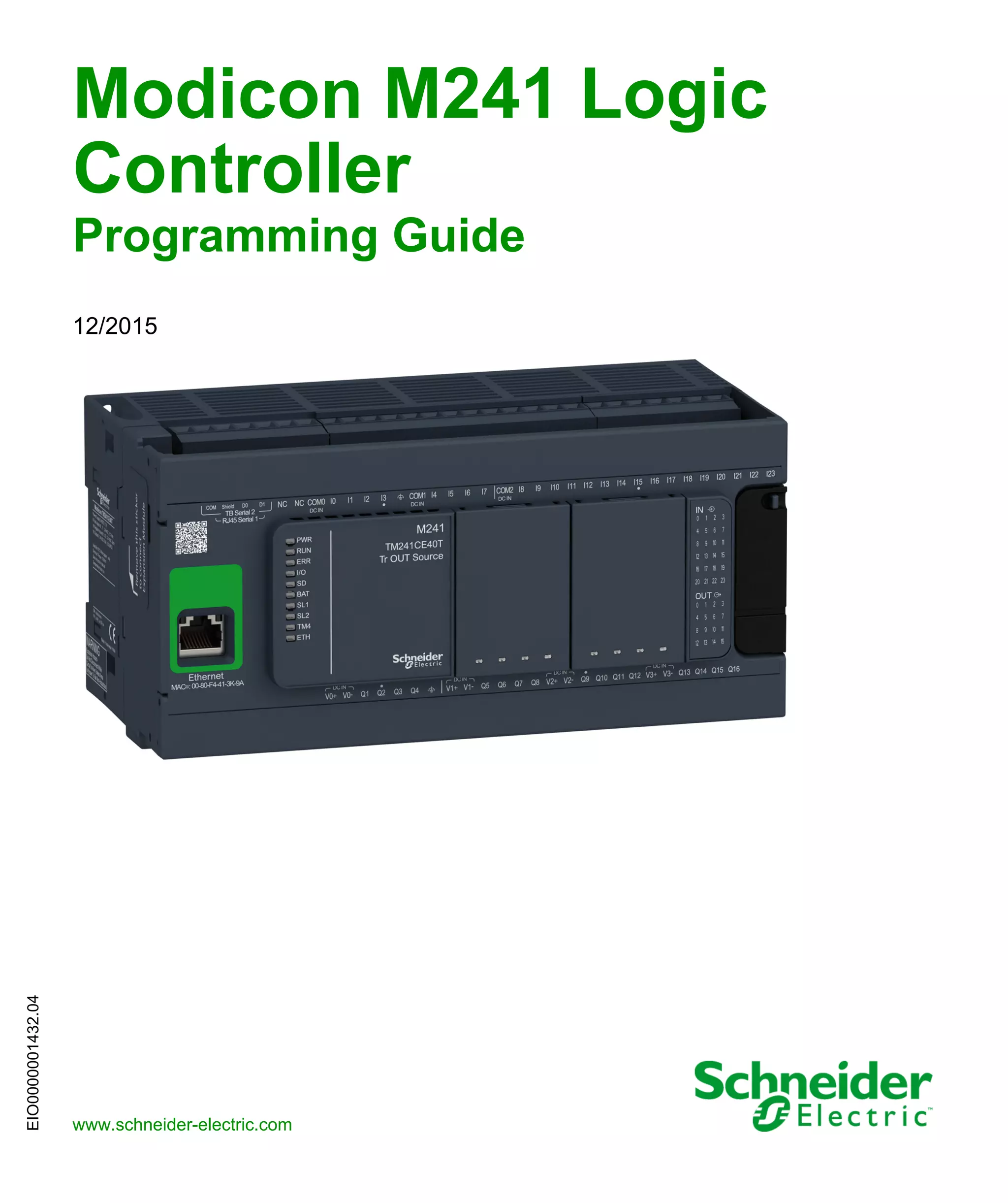 Modicon m241 logic | PDF | Operating Systems | Computer Software and ...
