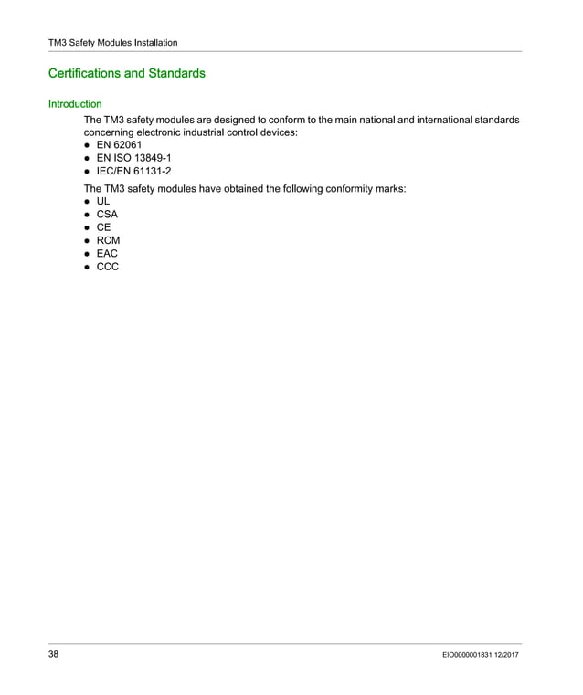 Modicon TM3 - Safety Modules, Hardware Guide.pdf | Technology & Computing
