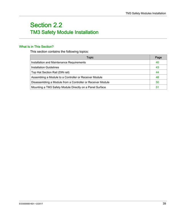 Modicon TM3 - Safety Modules, Hardware Guide.pdf | Technology & Computing