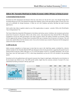 Modi Effect on the Indian Economy - AJSH & Co. Chartered Accountants ...