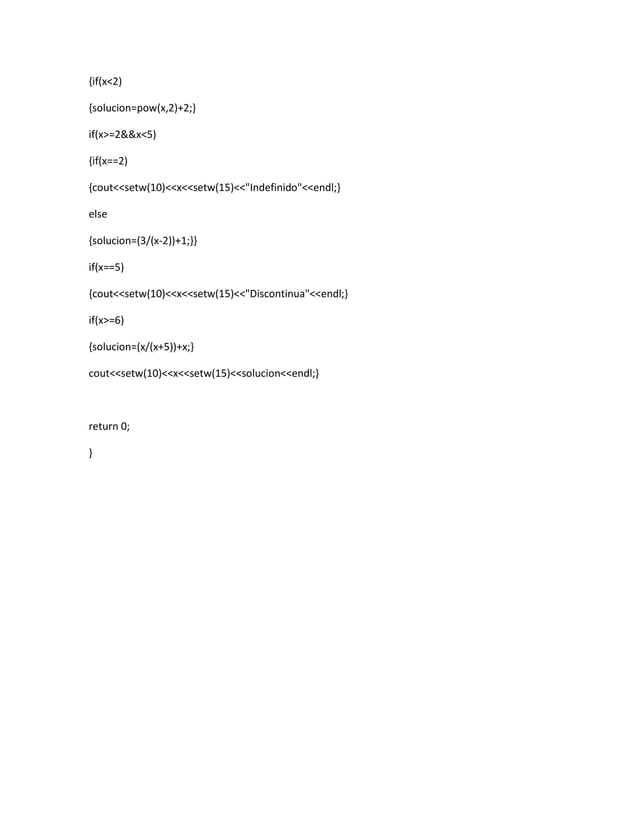 Modificacion del programa | DOCX | Technology & Computing