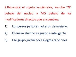 Modificador directo | PPTX
