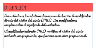 Modificador indirecto | PPTX