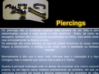 Modificações do corpo humano | PPTX