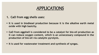 Modification of egg shells | PPTX
