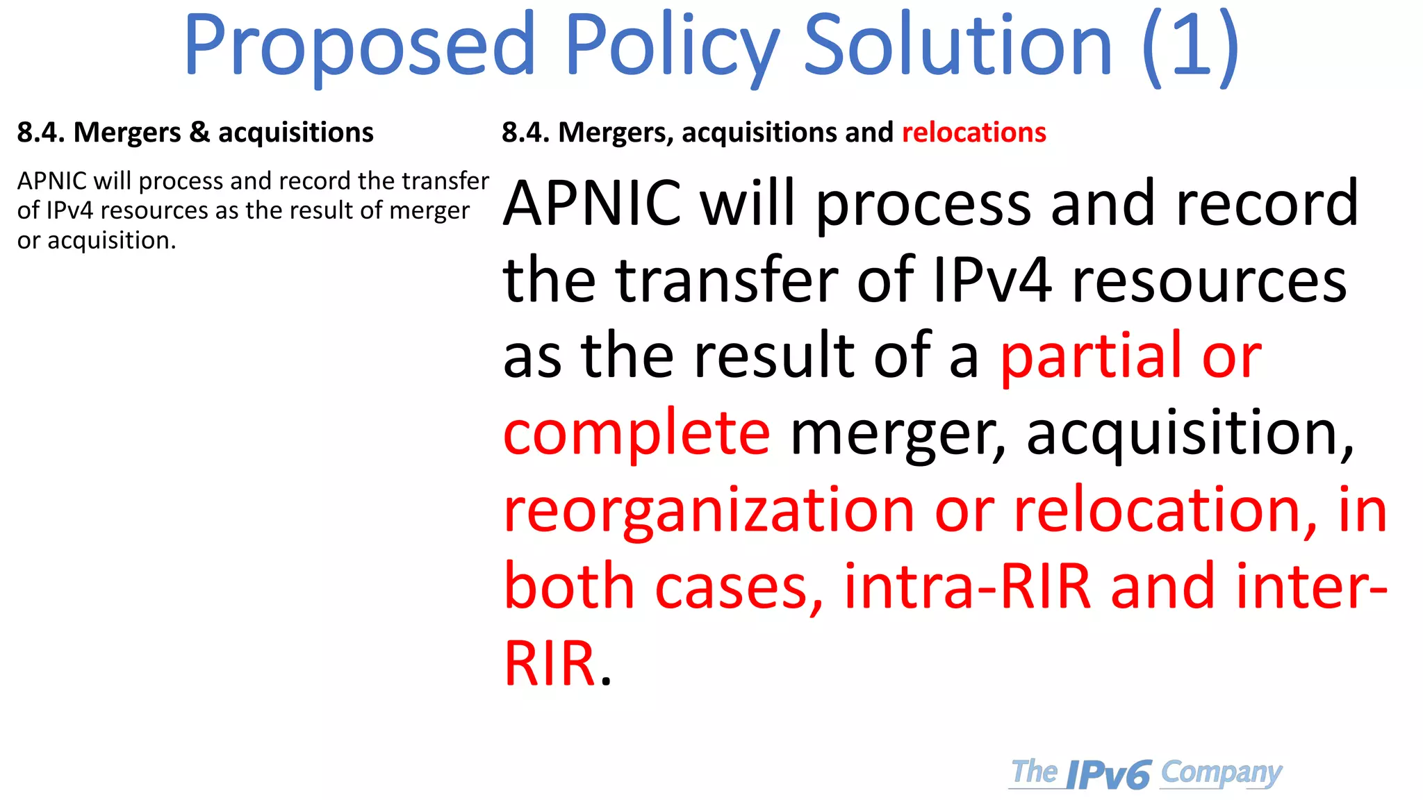 Modification of transfer policies | PPT | Free Download
