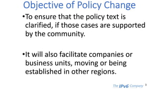 Modification of transfer policies | PPT