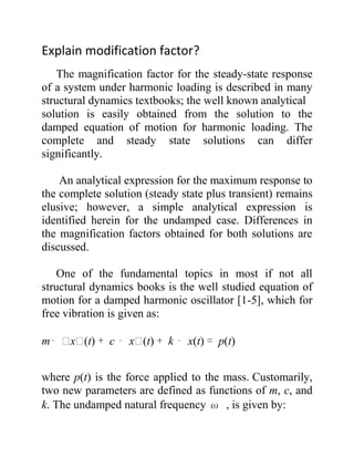 Modification factor | PDF