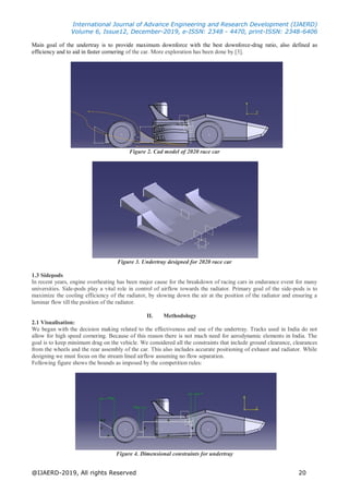 Modification of airflow around a FSAE Race car using sidepods to ...