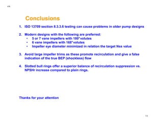 Modification Of Bb1 Pump Vibration Characteristics To Meet ISO 13709 2nd Edition (API 610 11th ...