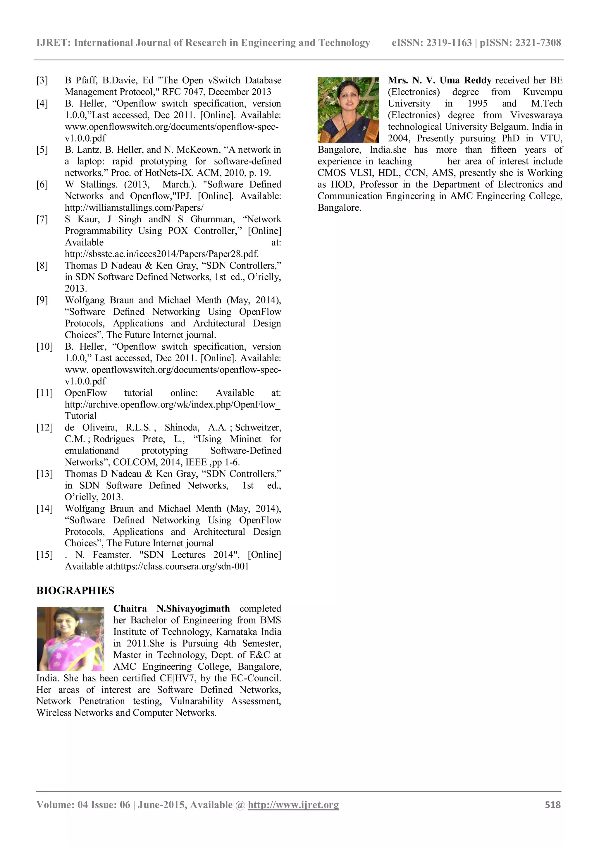 Modification of l3 learning switch code for firewall functionality in pox controller (working on ...