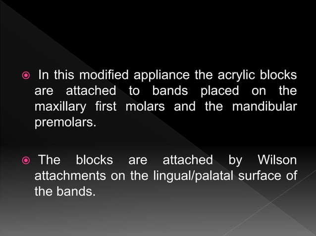 Modification of twin block functional appliance | PPT