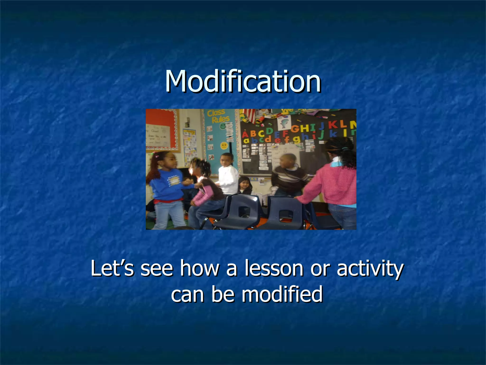 Modification power point | PPT