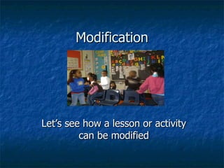 Modification power point | PPT