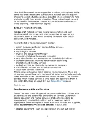 Modifications and accommodations | DOCX