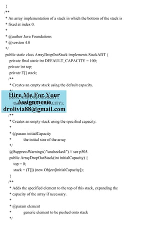 Modifications highlighted in bold lettersDropOutStack.javaim.pdf