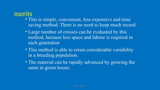 Modifications in handling of segregating generations | PPT