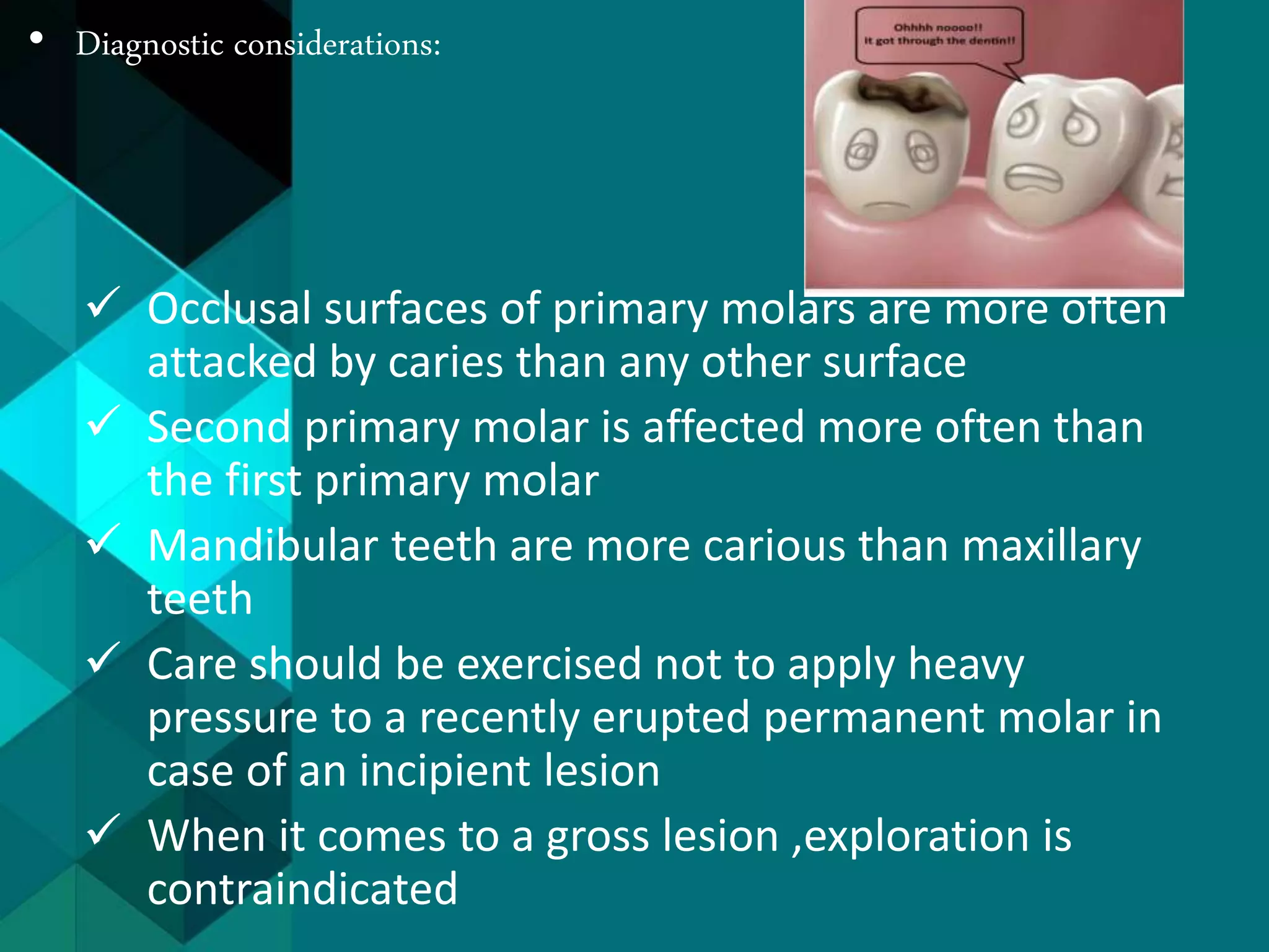 Modifications of cavity preparations in pediatric dentistry | PPTX