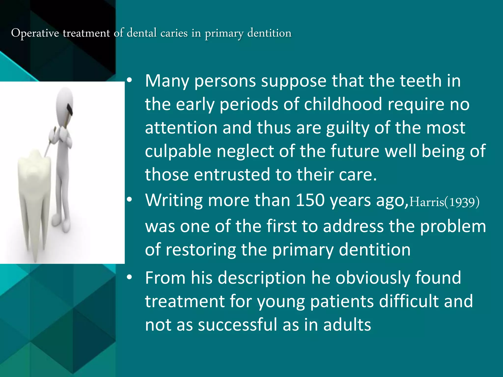 Modifications of cavity preparations in pediatric dentistry | PPTX