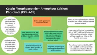 Modifications of Glass Ionomer Cement by Addition of Recently ...
