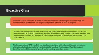 Modifications of Glass Ionomer Cement by Addition of Recently Fabricated Nano-Fillers and Their ...