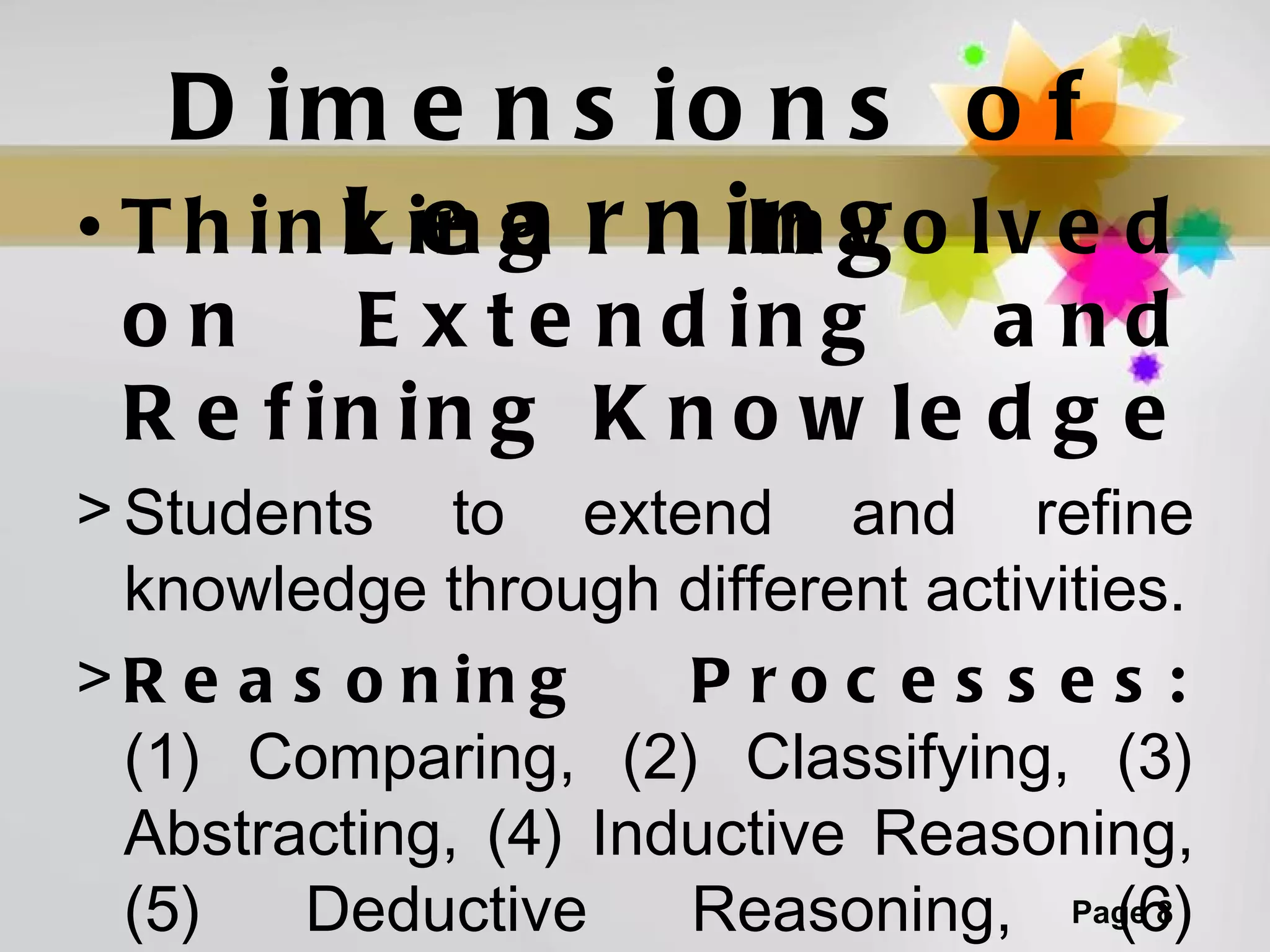 Modification Through Teaching Thinking And Problem Solving Skills Ppt