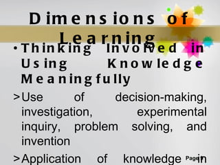 Modification through teaching thinking and problem solving skills | PPT