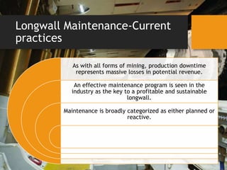 (Modifid)condition m0nitoring of longwall face supportd | PPT
