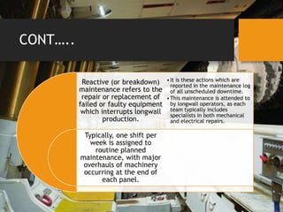 (Modifid)condition m0nitoring of longwall face supportd | PPTX ...