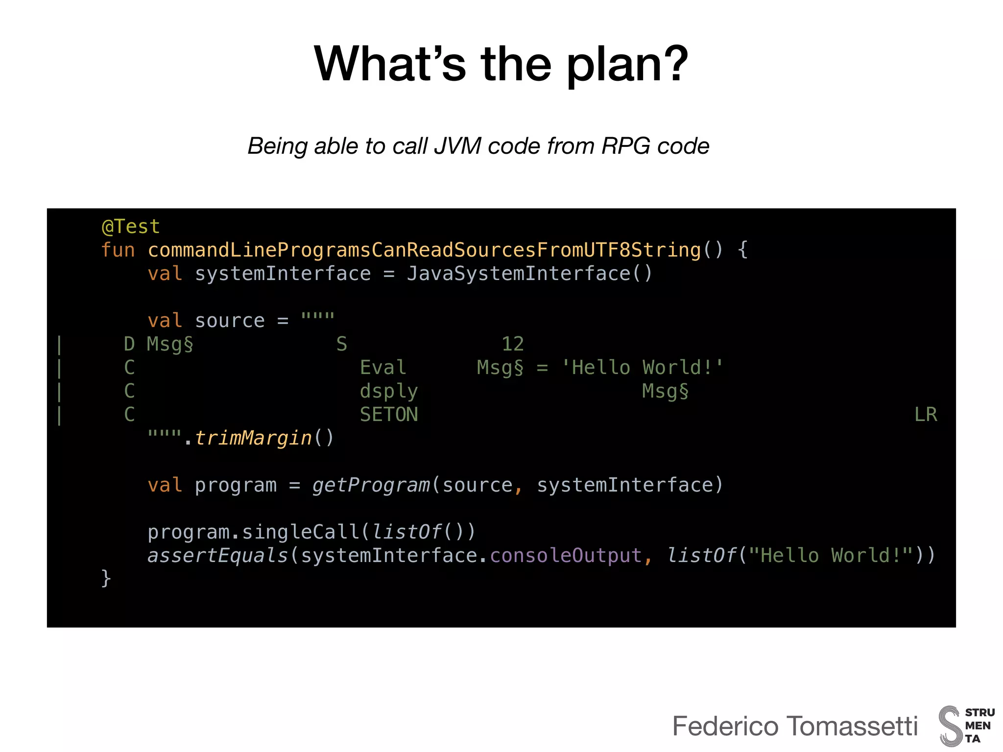 Jariko - A JVM interpreter for RPG written in kotlin | PPT