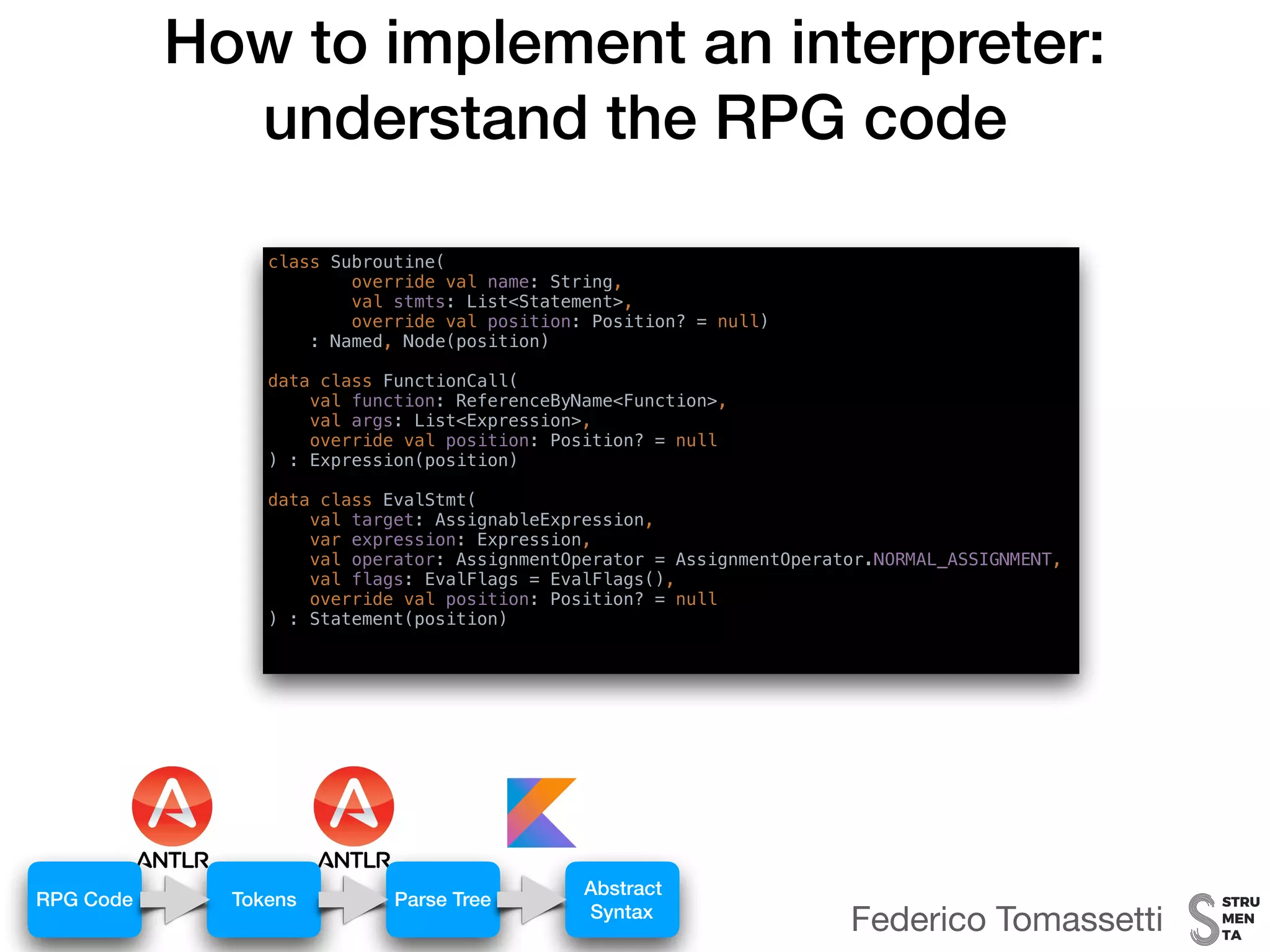 Jariko - A JVM interpreter for RPG written in kotlin | PPT