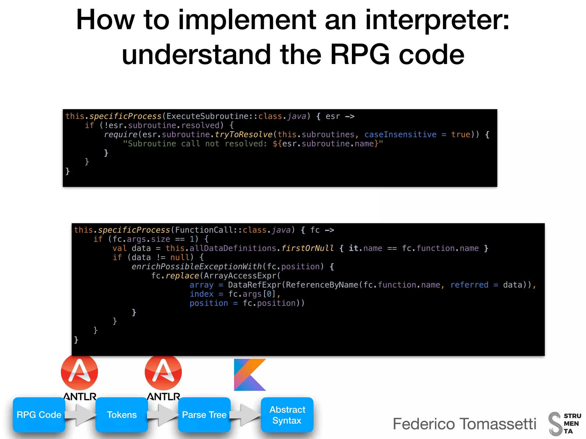 Jariko - A JVM interpreter for RPG written in kotlin | PPT