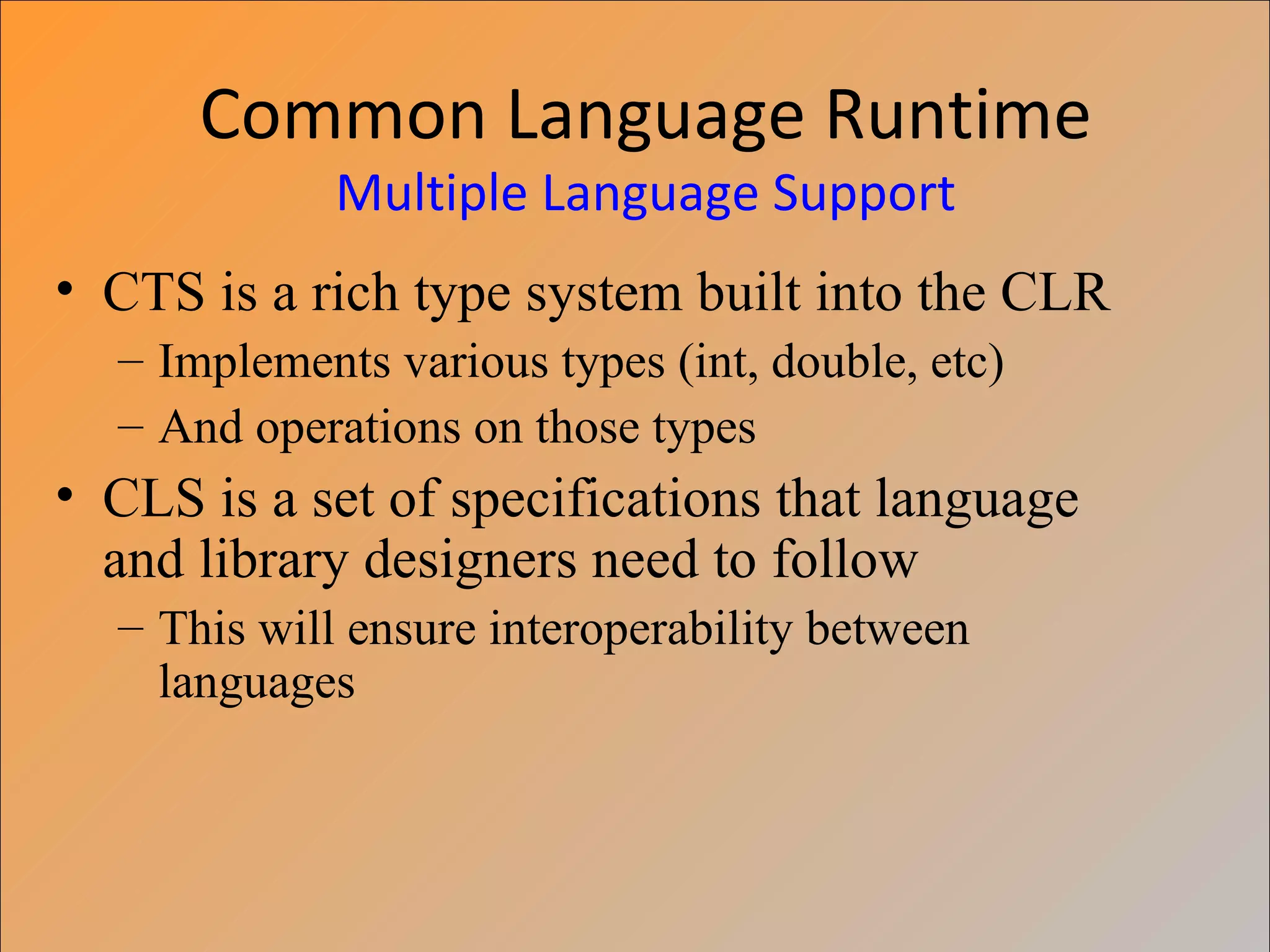 Modified.net overview | PPT | Programming Languages | Computing