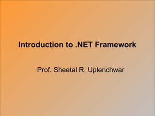 Modified.net overview | PPT | Programming Languages | Computing