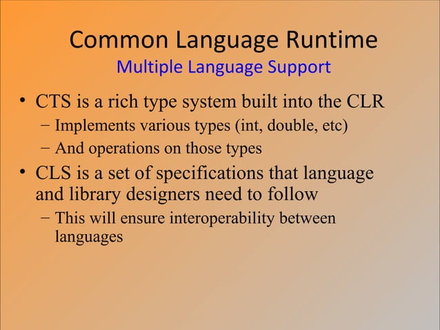 Modified.net overview | PPT | Programming Languages | Computing