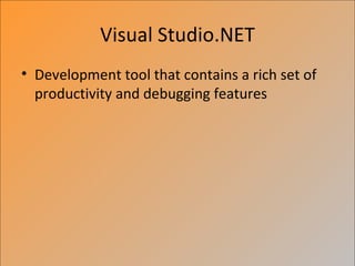 Modified.net overview | PPT | Programming Languages | Computing