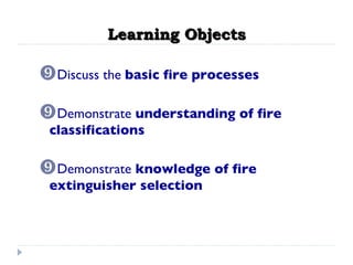 Digital learning object - Fire extinguisher (modified proposal) | PPT