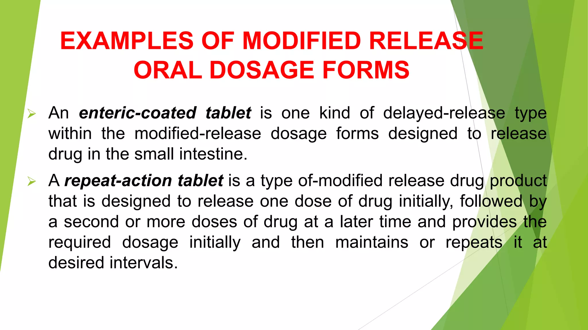 Modified release drug products, Targeted Drug Delivery Systems and Biotechnological Products | PPTX