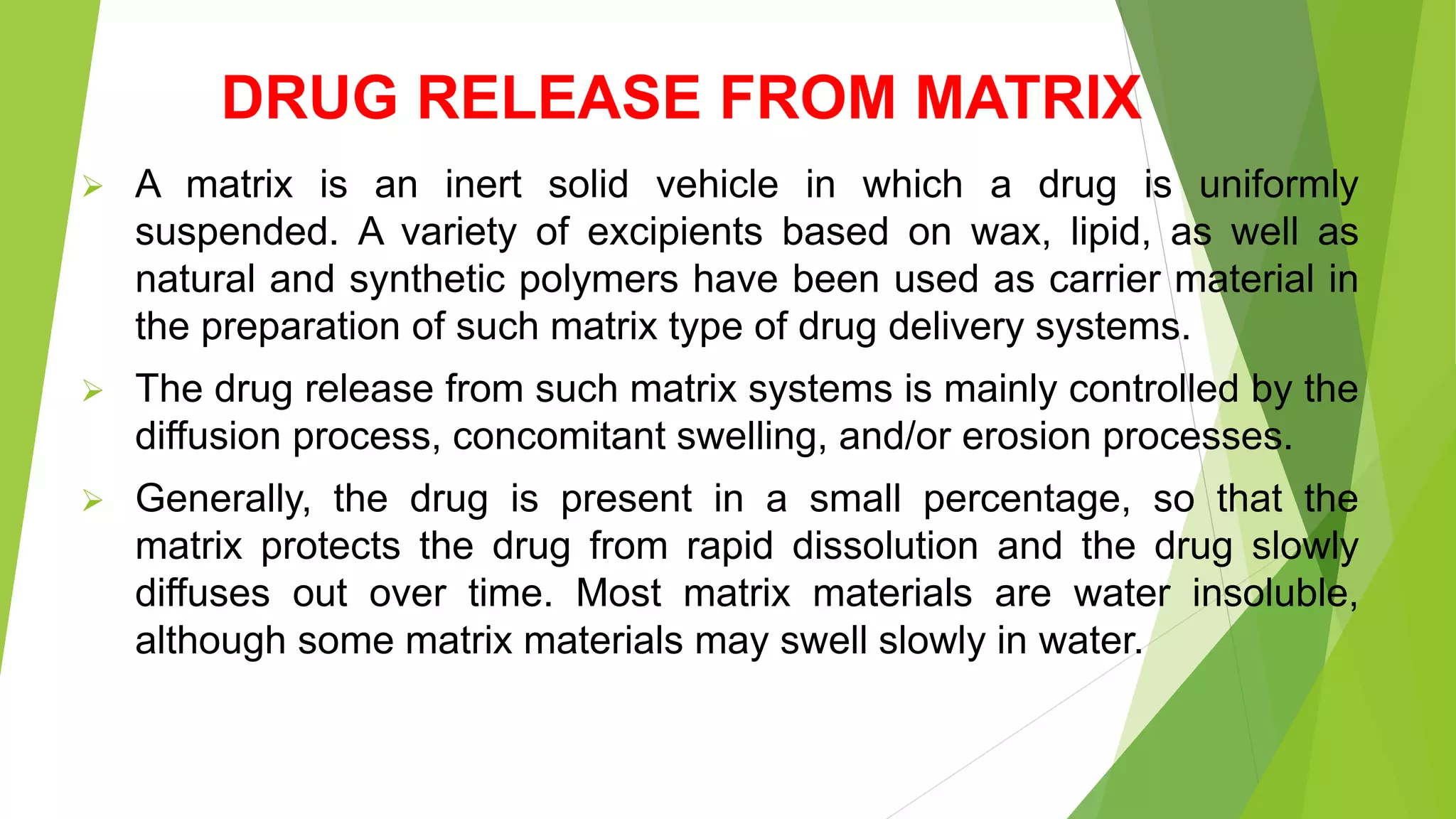 Modified release drug products, Targeted Drug Delivery Systems and ...
