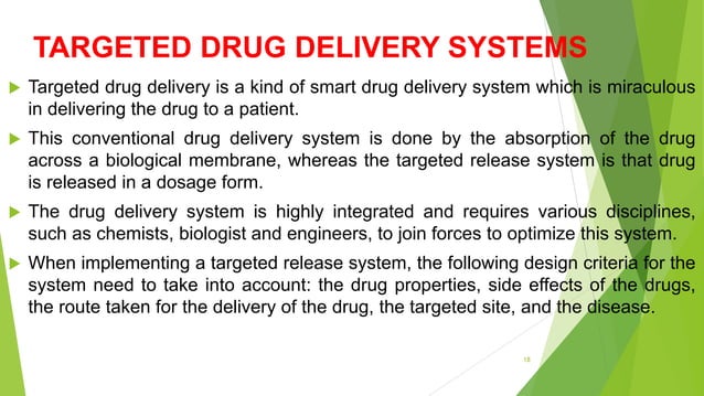 Modified release drug products, Targeted Drug Delivery Systems and ...